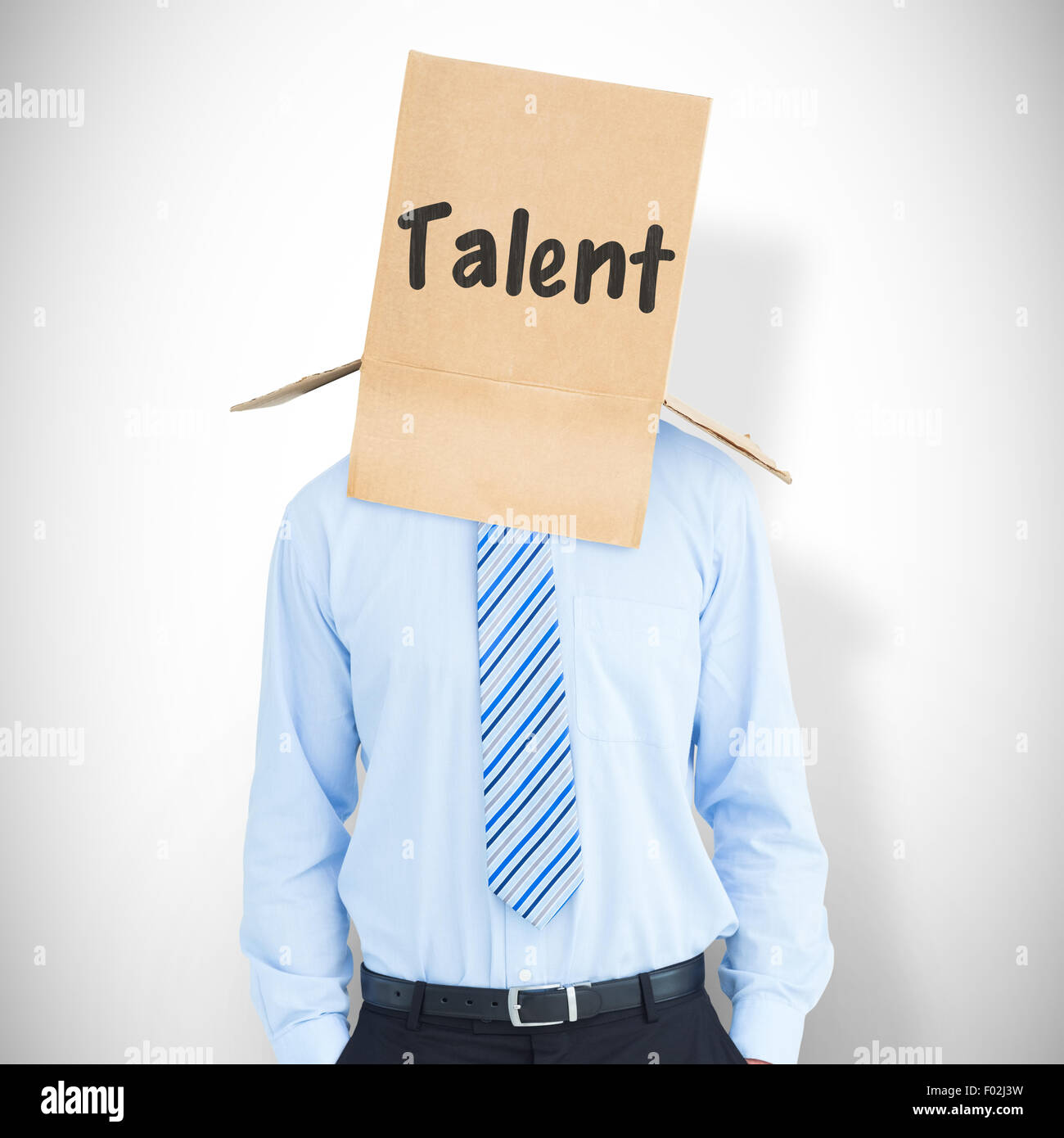 Composite image of anonymous businessman Stock Photo - Alamy