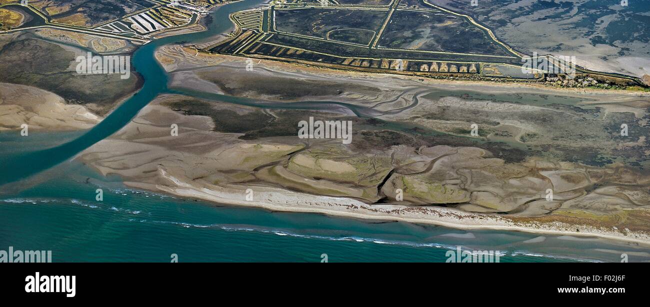 Aerial view of Grado Lagoon - Province of Gorizia, Friuli Venezia ...