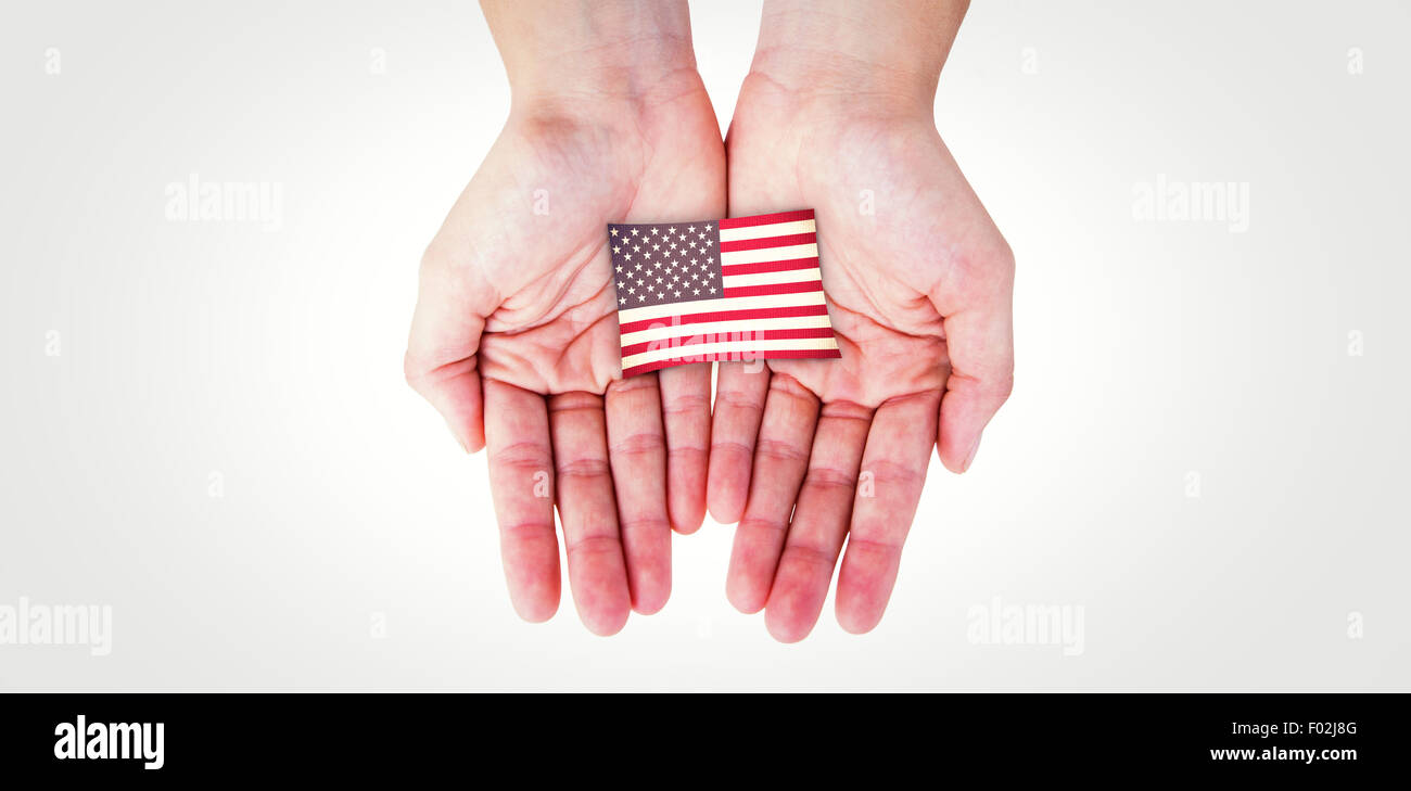 Composite image of hands showing Stock Photo - Alamy