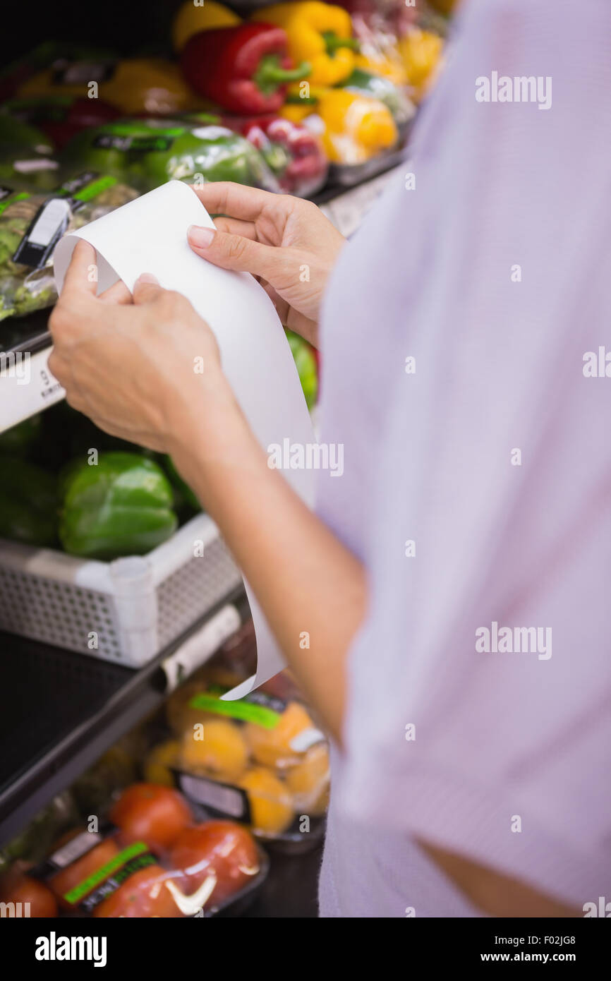 Woman to read list hi-res stock photography and images - Alamy