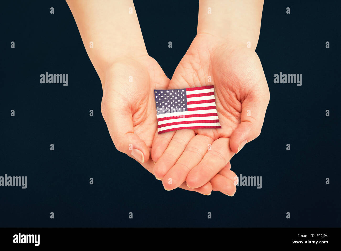 Presenting flag hi-res stock photography and images - Alamy
