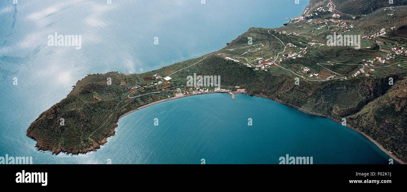 Aerial view of Filicudi in the Aeolian or Lipari Islands (UNESCO World ...