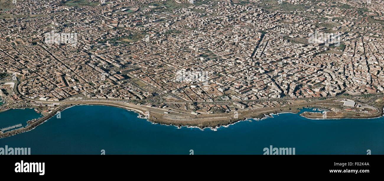 Aerial view of Catania - Sicily Region, Italy Stock Photo - Alamy