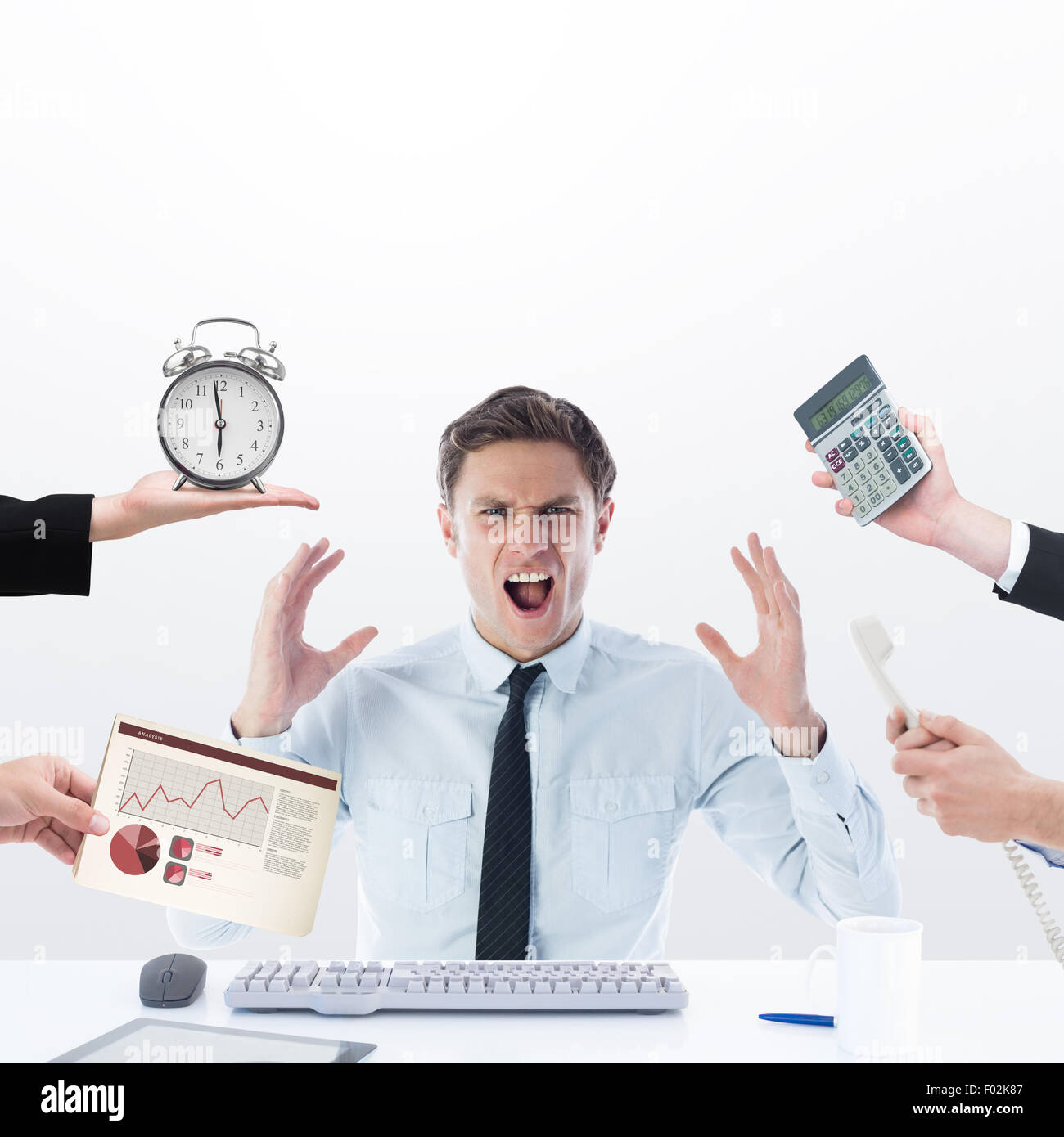 Hand holding clock hi-res stock photography and images - Alamy