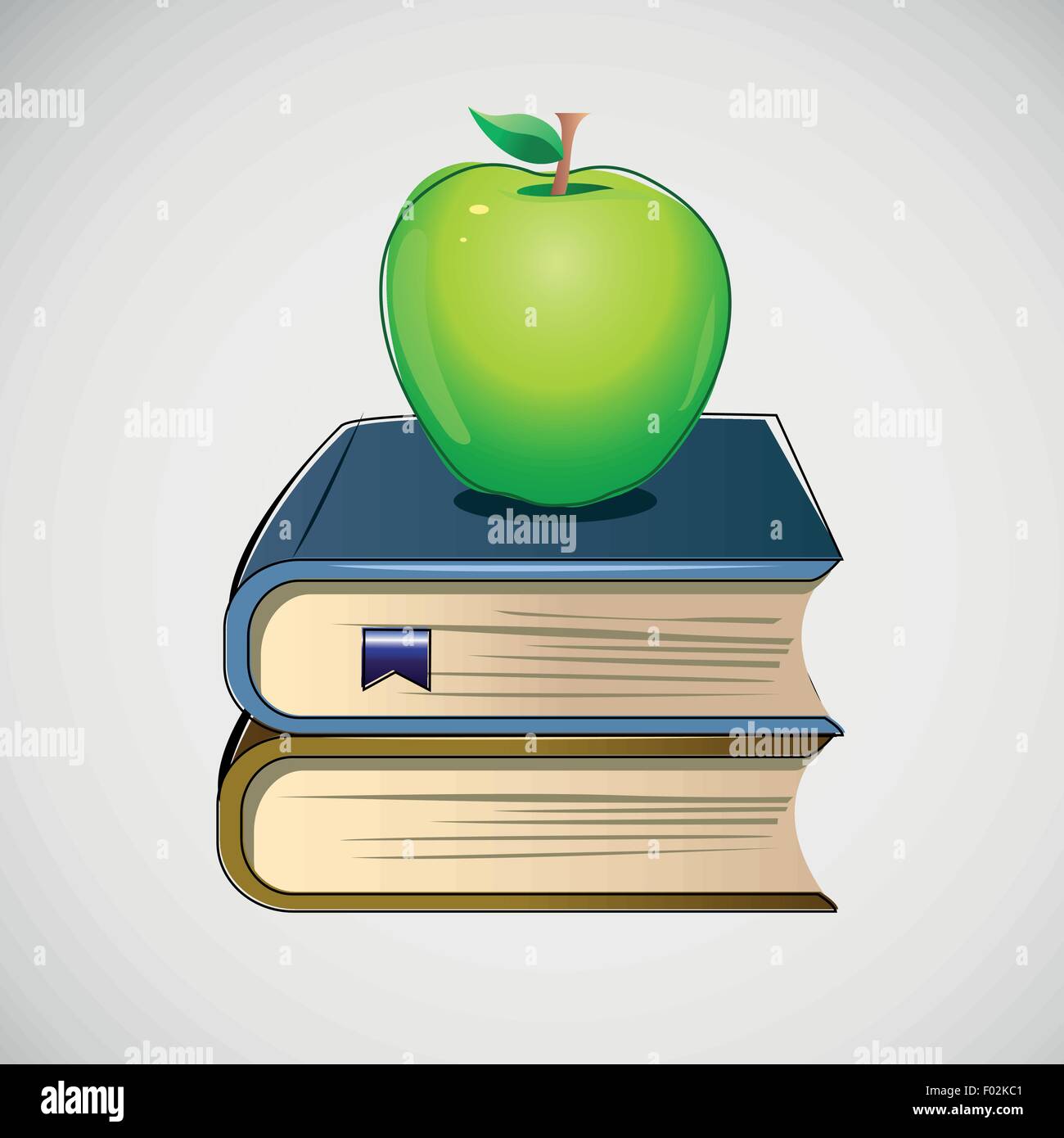 Set of different books stacked. Vector design Stock Vector Image & Art ...