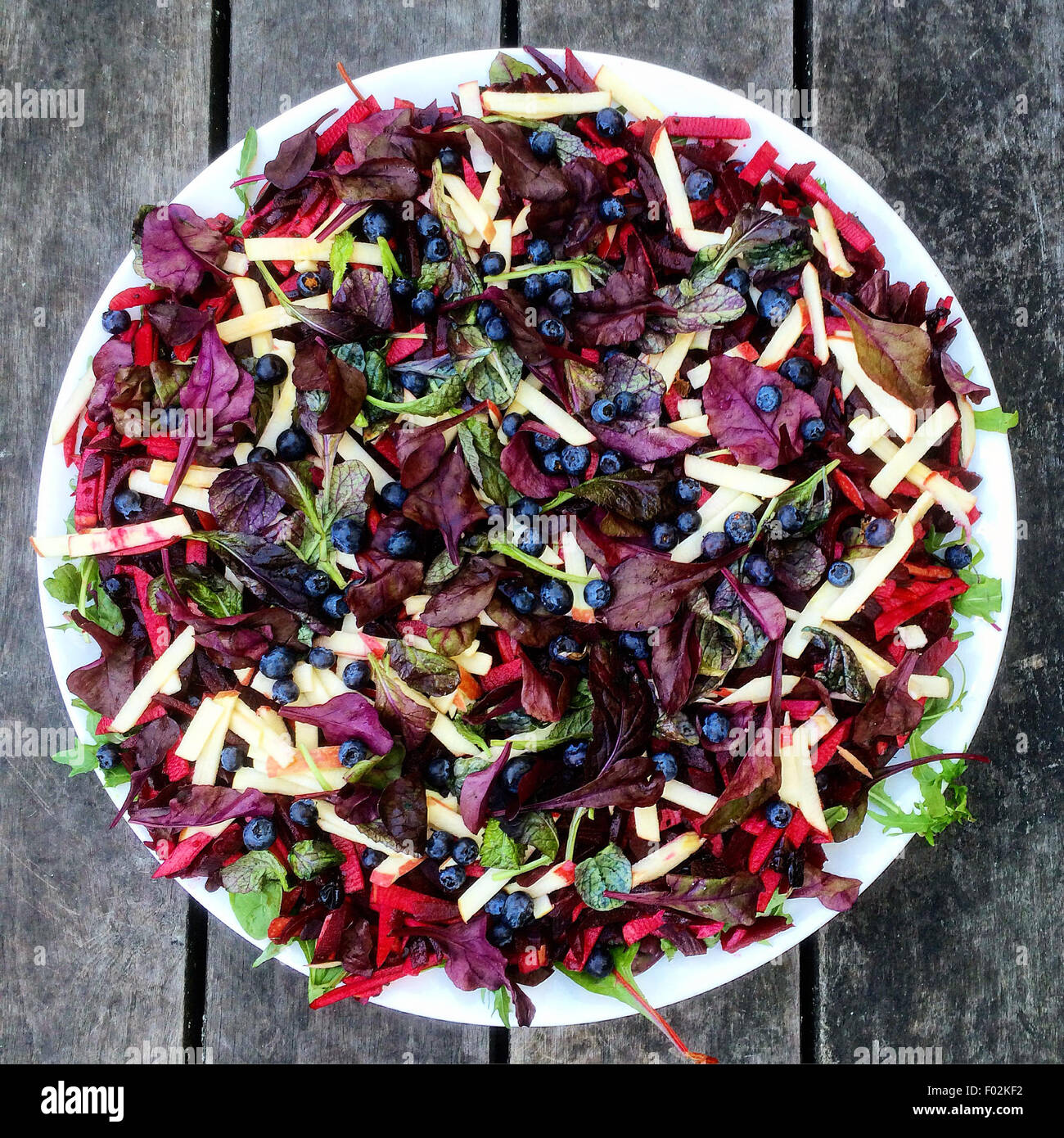 Beetroot and apple salad Stock Photo - Alamy