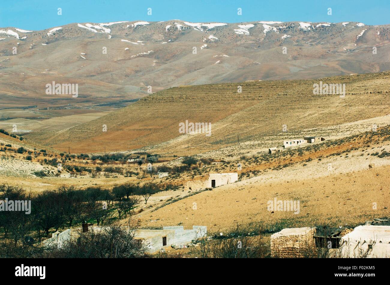 Mountain landscape near Maaloula, Syria Stock Photo - Alamy