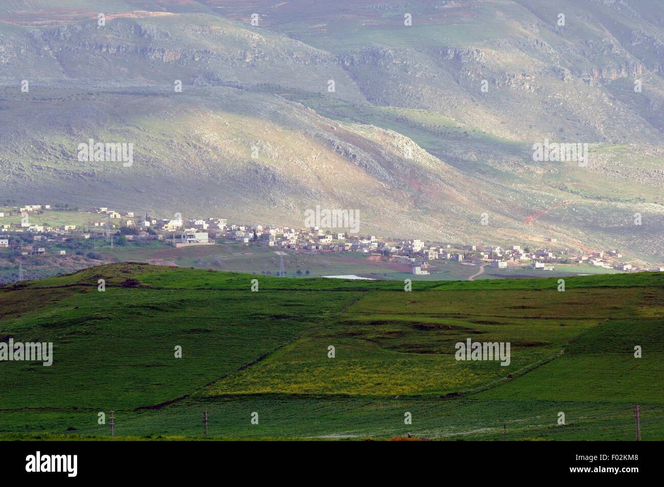 Agricultural landscape near Aleppo (Halab), Syria Stock Photo - Alamy
