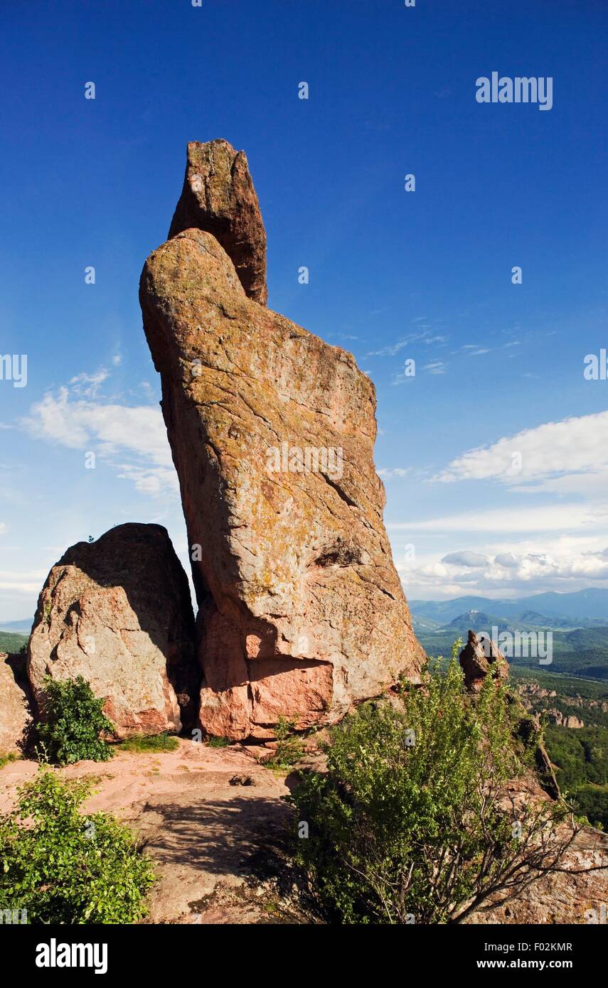 Belogradchik rocks, limestone and sandstone rock formations shaped by ...