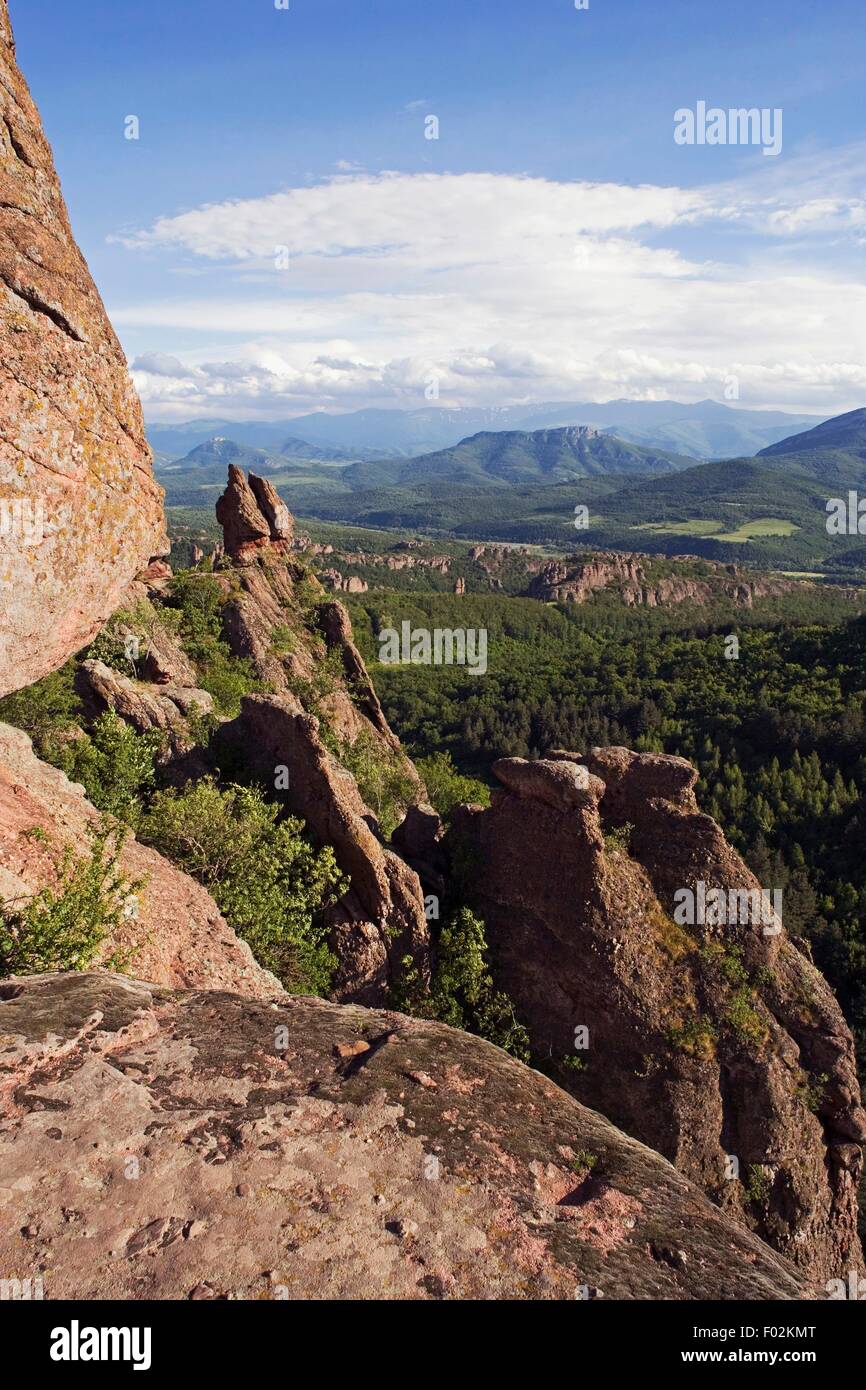 Belogradchik rocks, limestone and sandstone rock formations shaped by ...