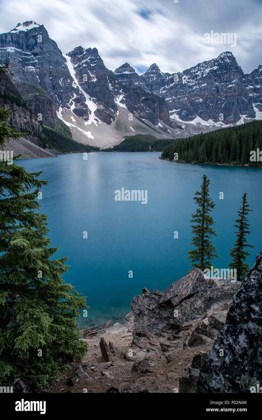Moraine Lake, Alberta, Canada Stock Photo - Alamy
