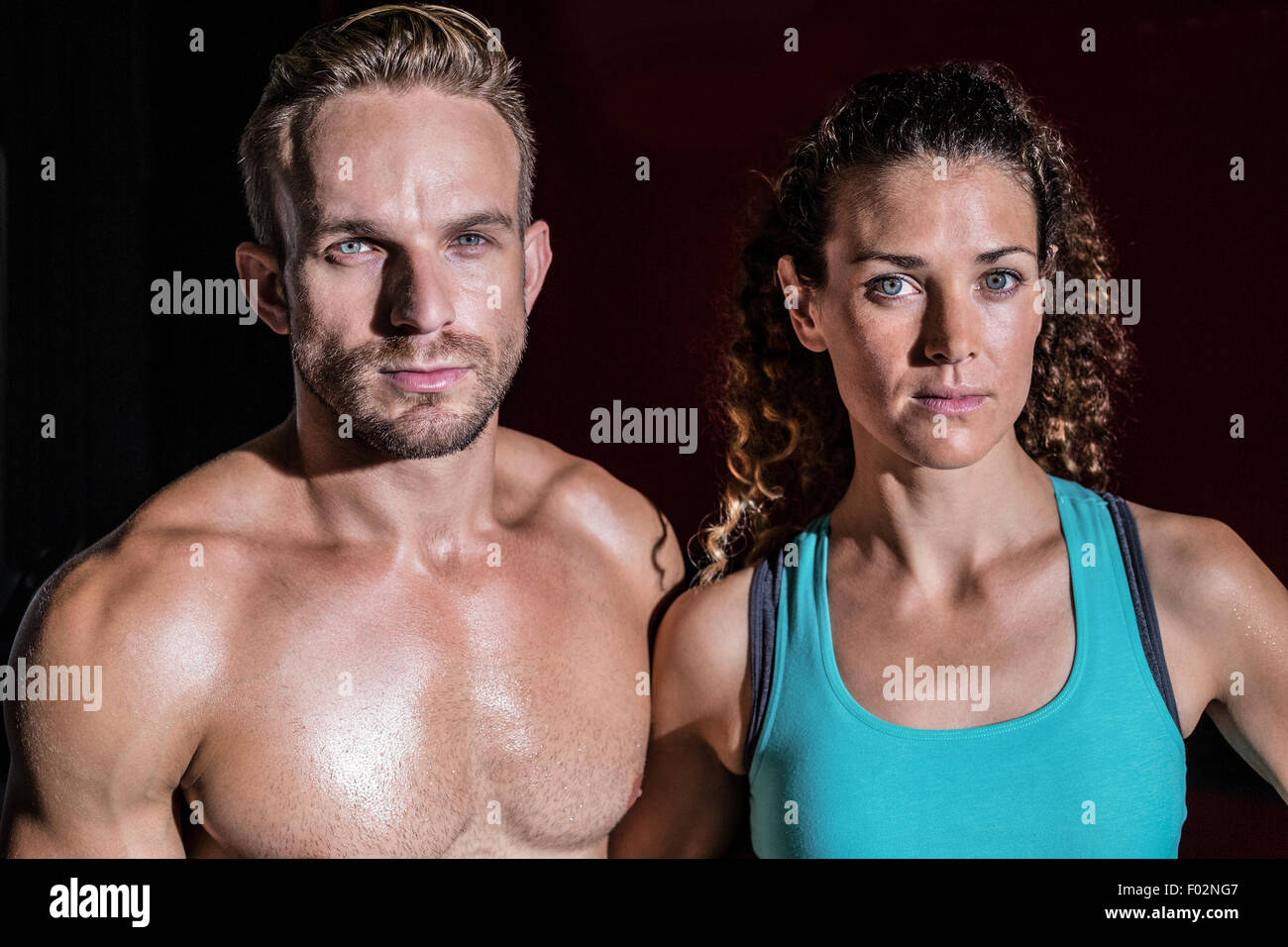 Bodybuilding couple hi-res stock photography and images - Alamy