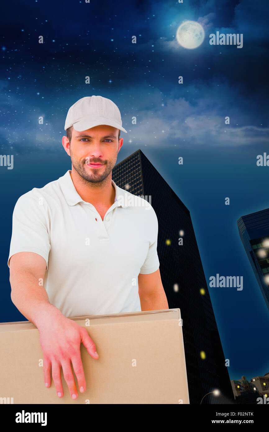 Man Carrying Box Night High Resolution Stock Photography and Images - Alamy