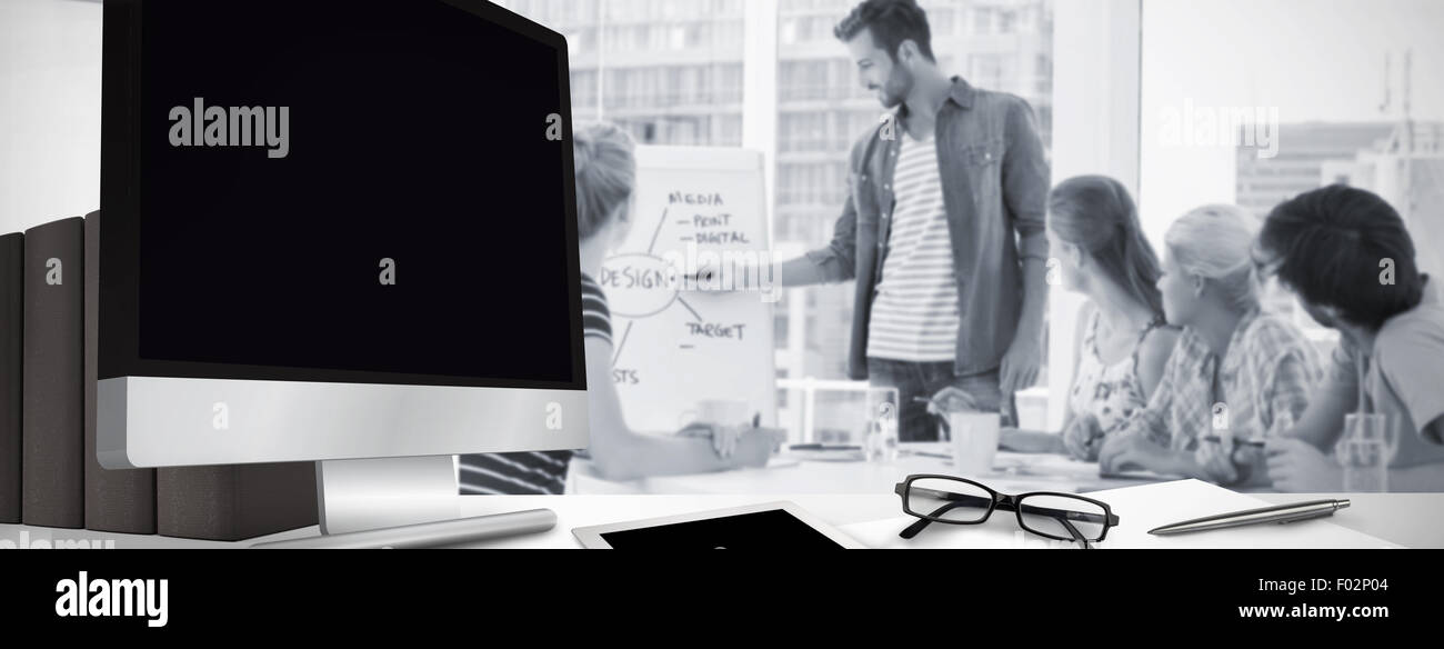 Composite image of computer screen Stock Photo - Alamy