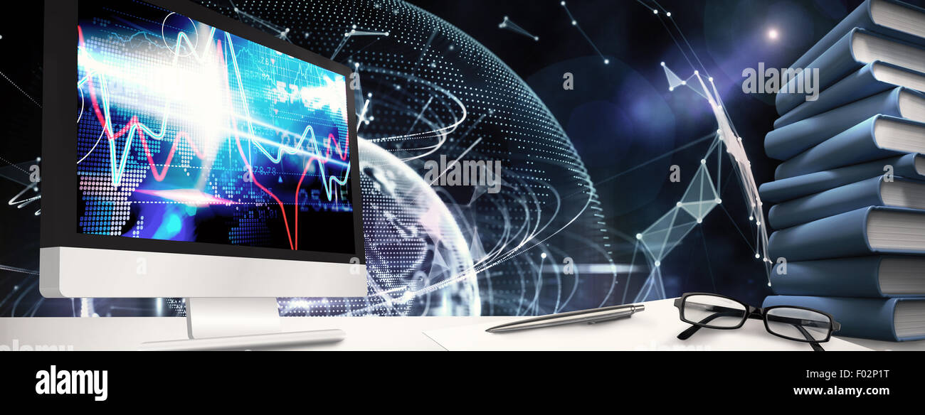 Composite image of computer screen Stock Photo - Alamy