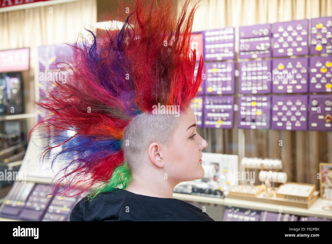 a punk rock rebel rebelling rebellion Blackpool festival spike spiked ...
