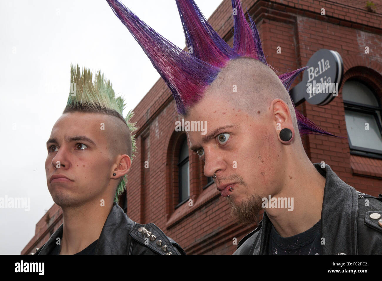 a punk rock rebel rebelling rebellion Blackpool festival spike spiked ...