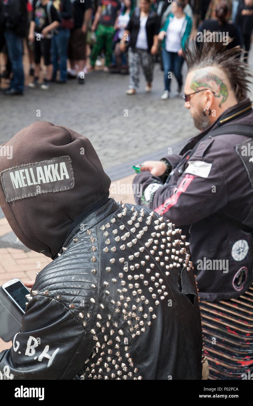 a punk rock rebel rebelling rebellion Blackpool festival spike spiked ...