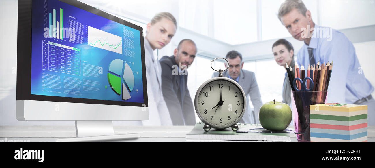 Monitor screen chart clock hi-res stock photography and images - Alamy