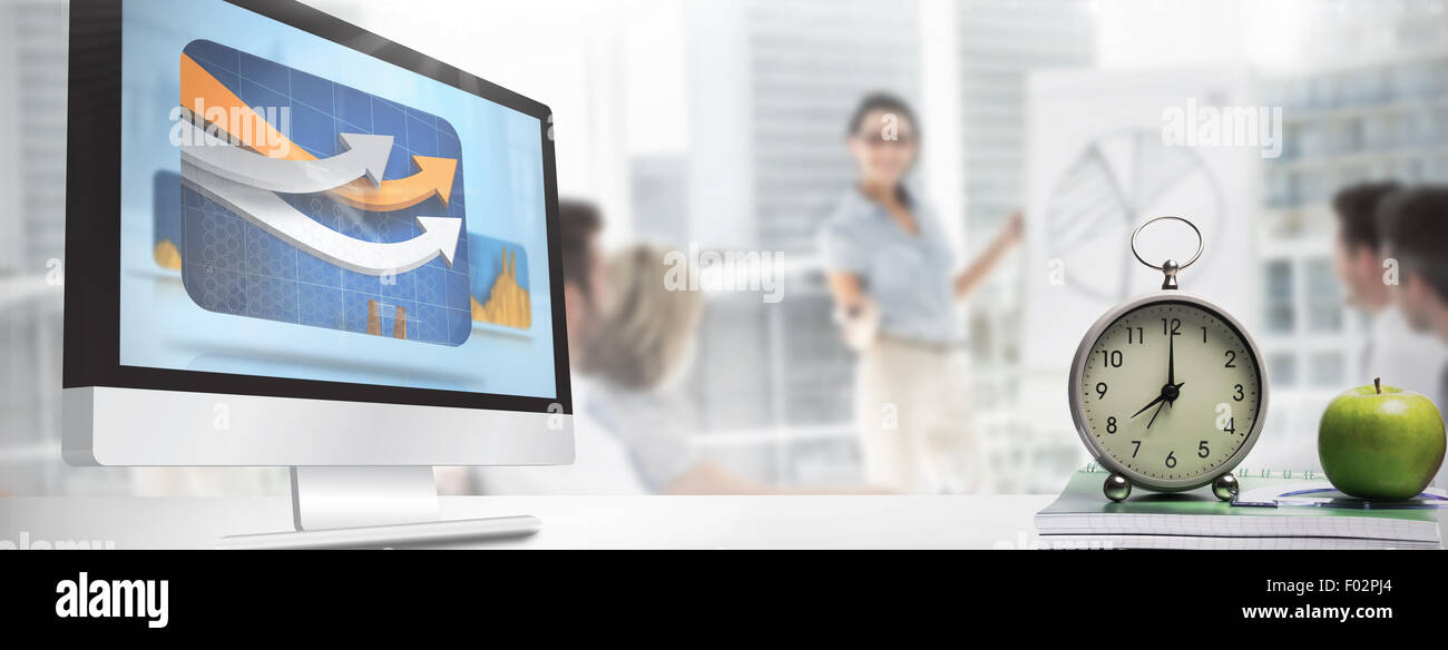 Composite image of computer screen Stock Photo - Alamy