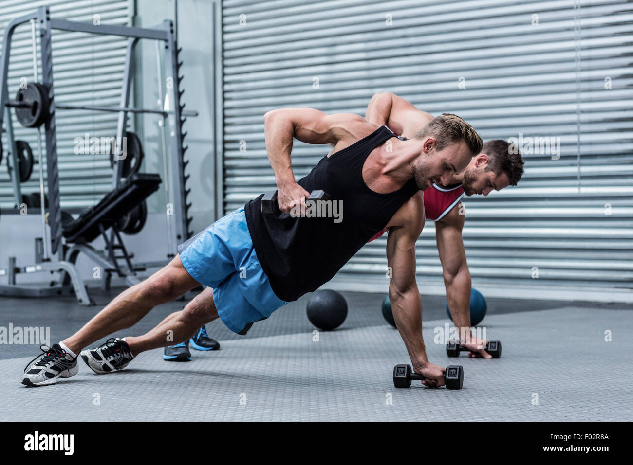 Man side plank hi-res stock photography and images - Alamy