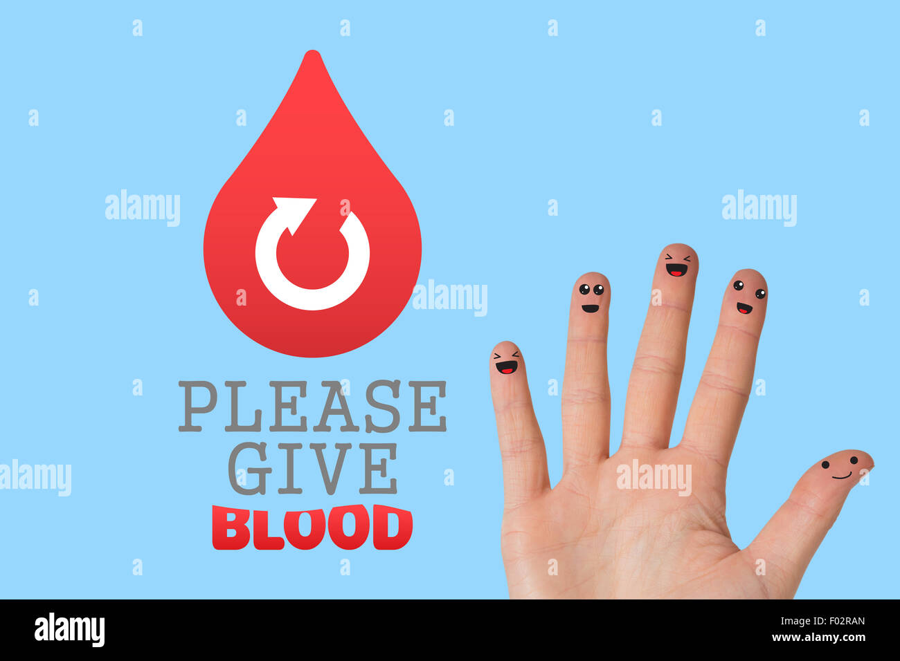 Composite image of blood donation Stock Photo - Alamy