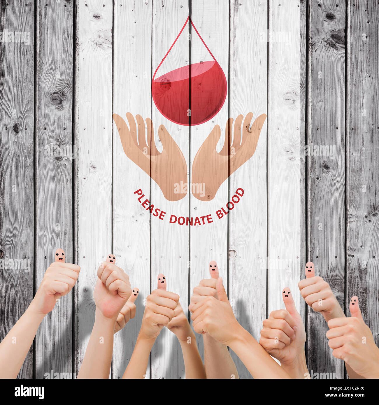 Composite image of blood donation Stock Photo - Alamy