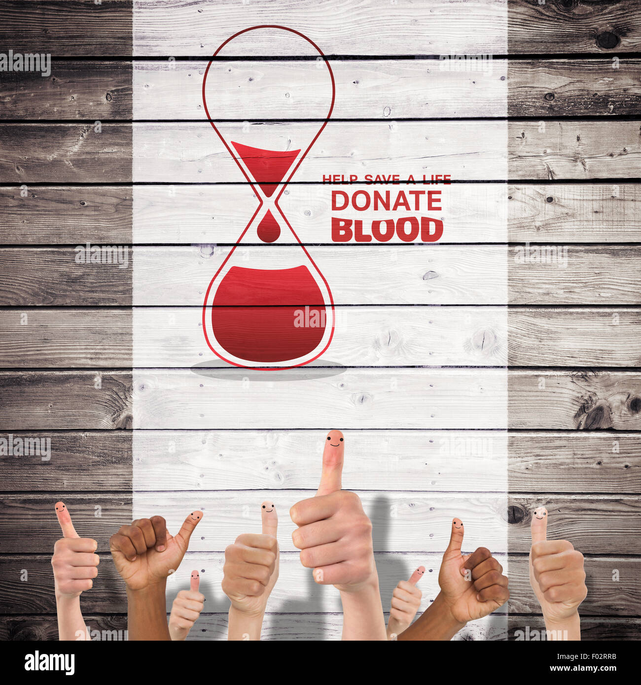 Composite image of blood donation Stock Photo - Alamy