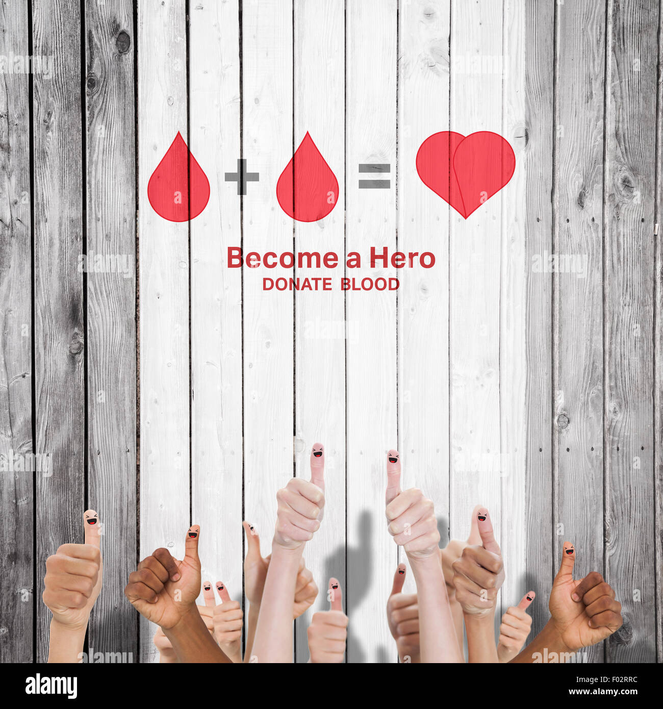 Composite image of blood donation Stock Photo - Alamy