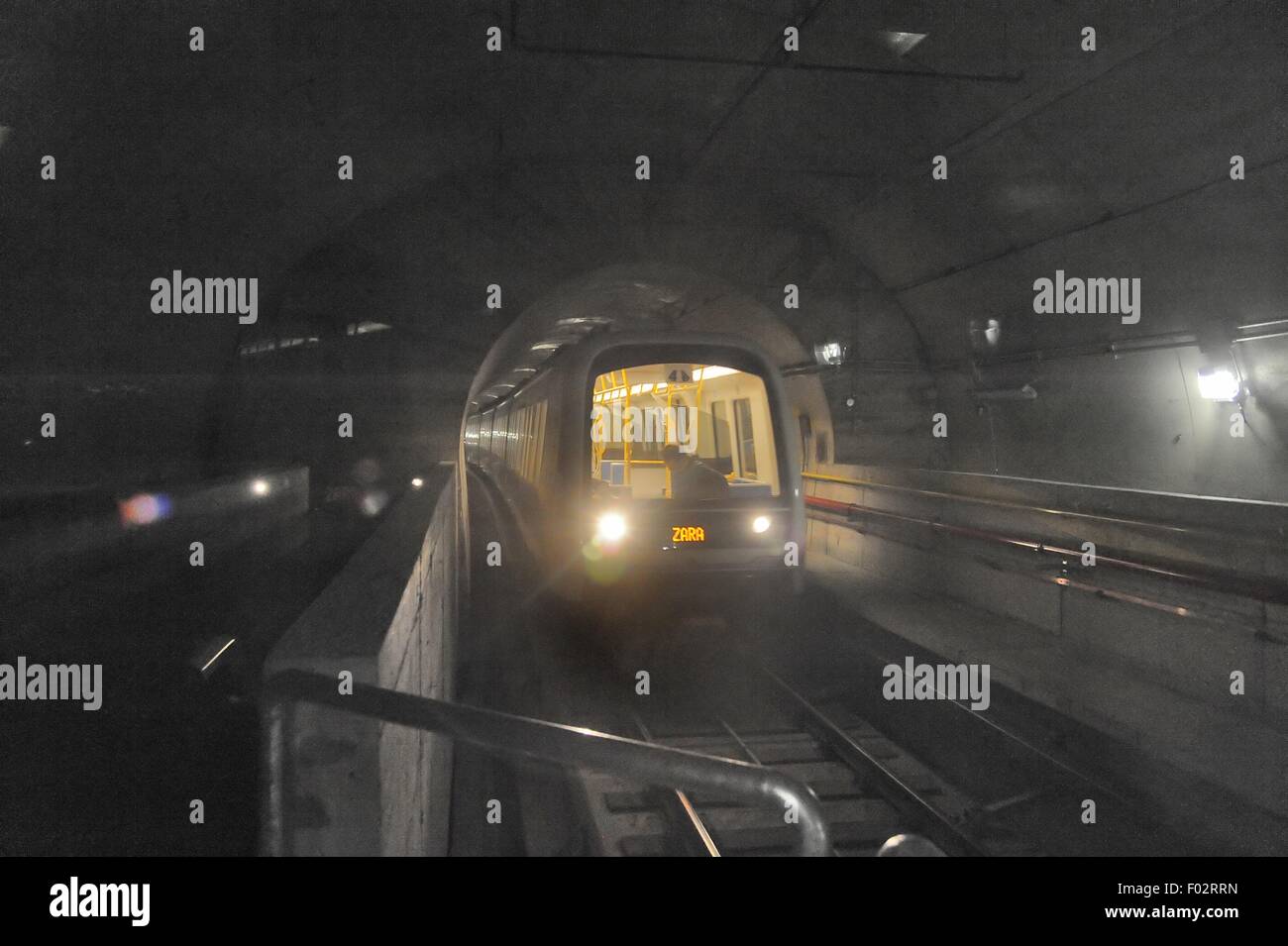 Milan (Italy), the automated metro line 5 Stock Photo - Alamy