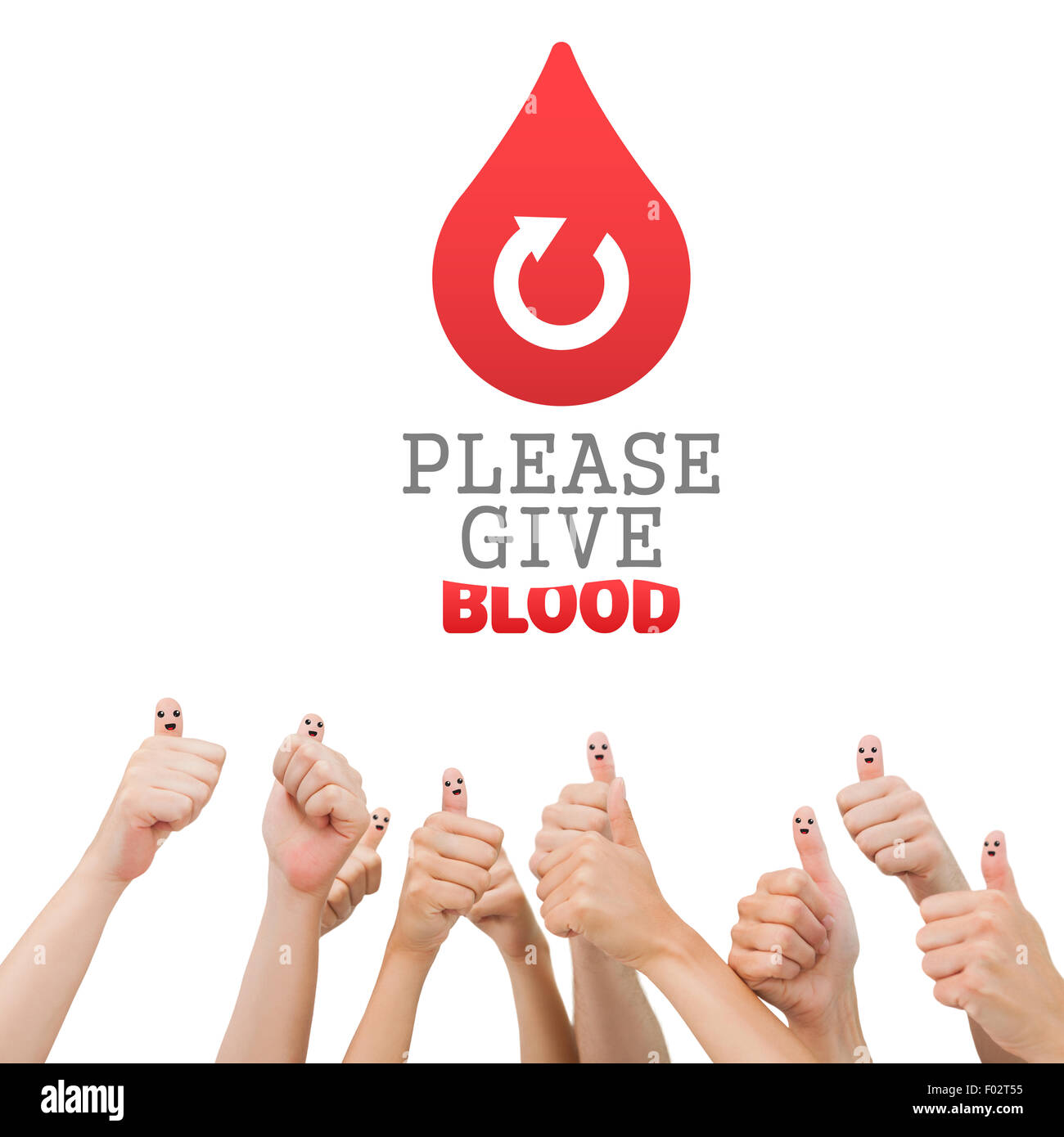 Composite image of blood donation Stock Photo - Alamy