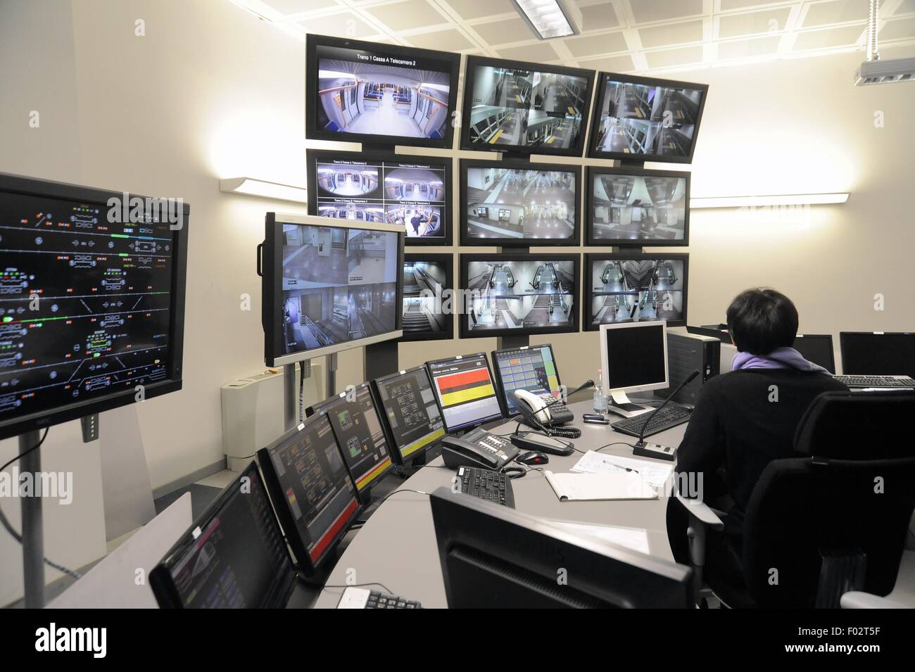 Metro control room hi-res stock photography and images - Alamy