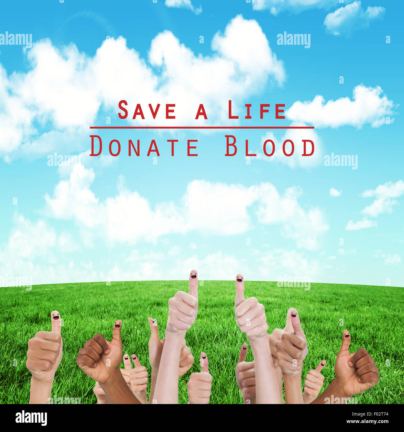 Composite image of blood donation Stock Photo - Alamy