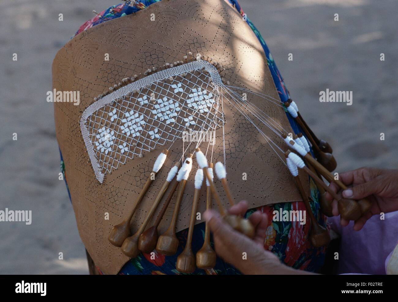 Bobbin lace pattern hi-res stock photography and images - Alamy