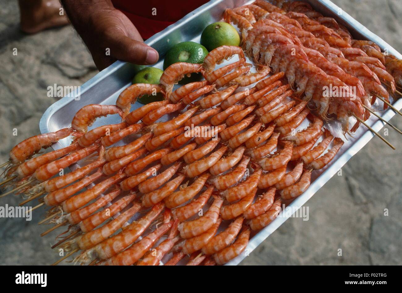 Prawn skewer brazil hi-res stock photography and images - Alamy