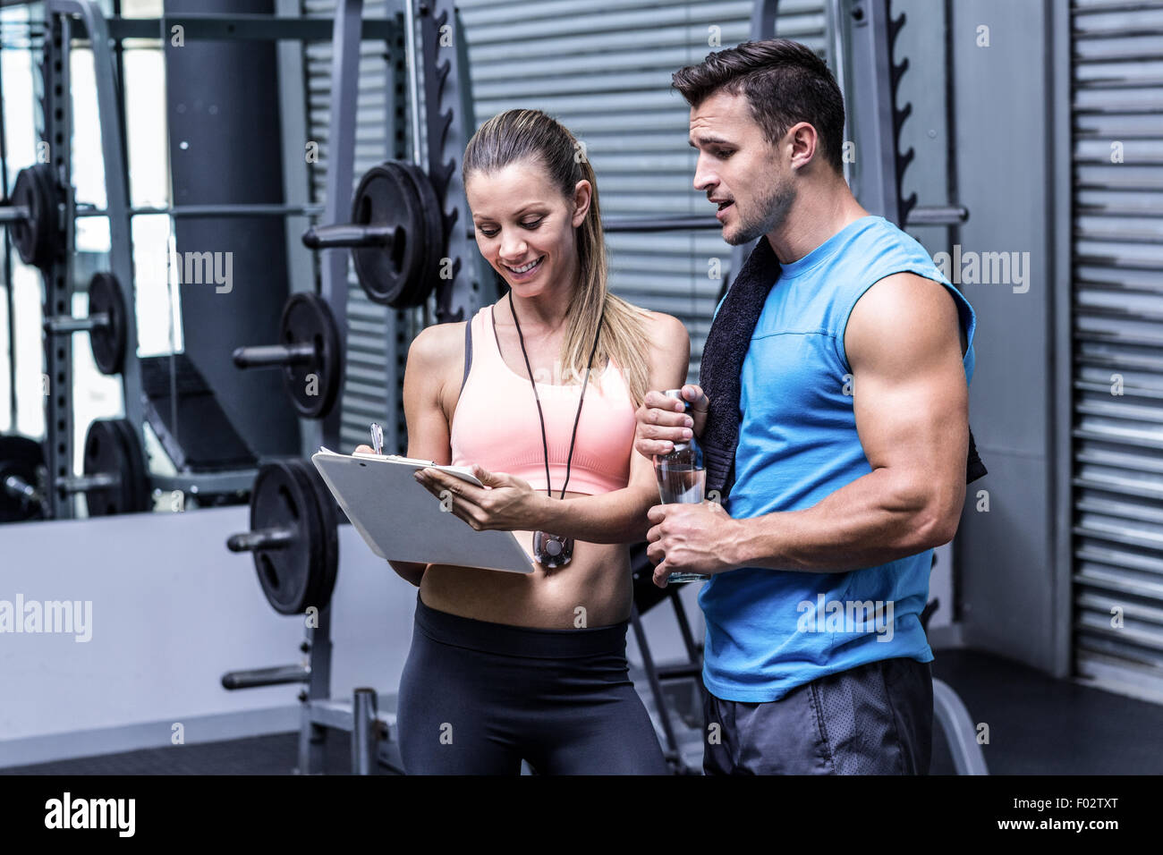 Smiling female coach talking hi-res stock photography and images - Alamy