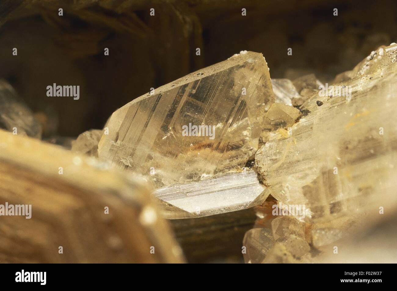 Minerals - Euclase Stock Photo - Alamy