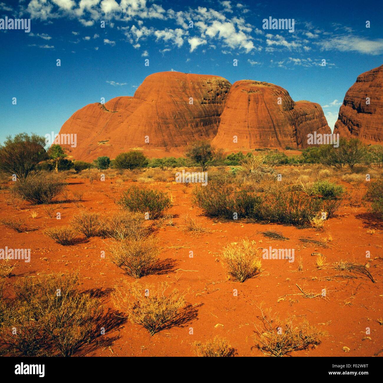 Mount Olga (Kata Tjuta), rock formation consisting of several domes ...