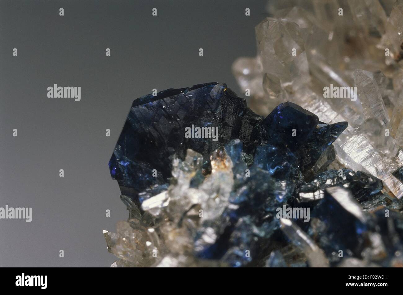 Minerals - Lazulite Stock Photo - Alamy