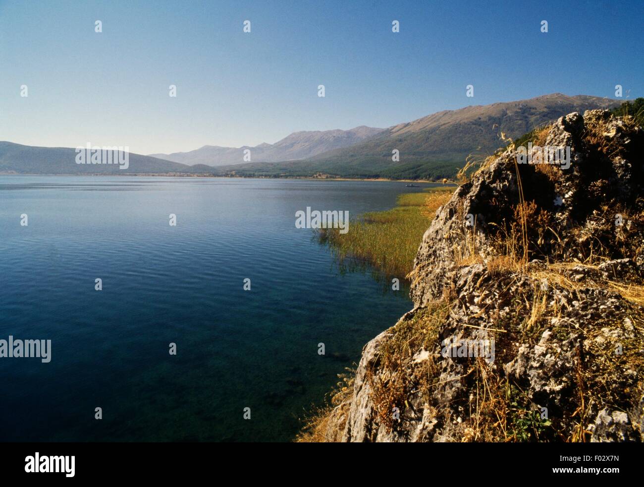 The Great Prespa lake, Macedonia Stock Photo - Alamy