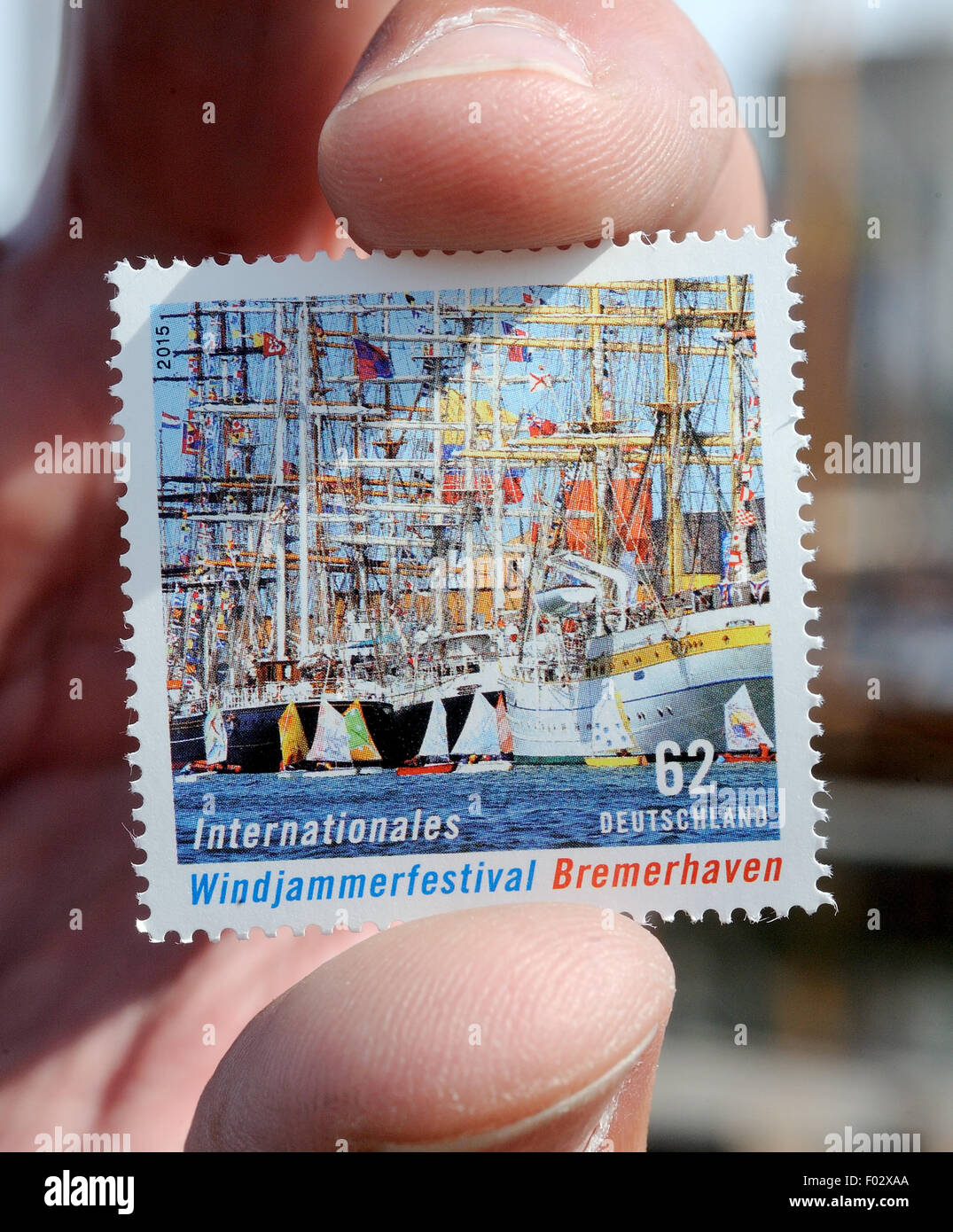 The new special edition stamp from Deutsche Post, commemorating the ...