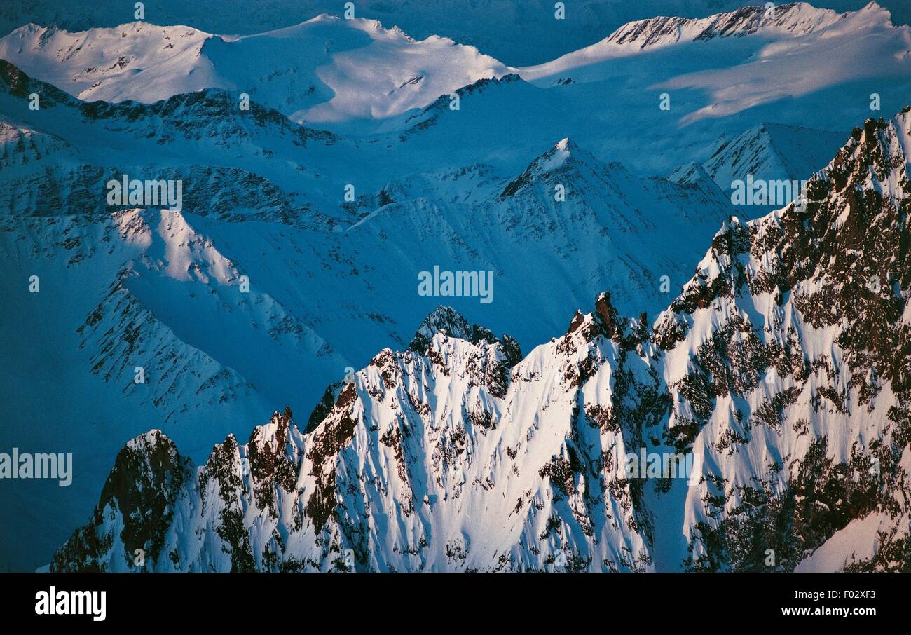 View of Valle d'Ayas, Champoluc, Valle d'Aosta, Italy Stock Photo - Alamy