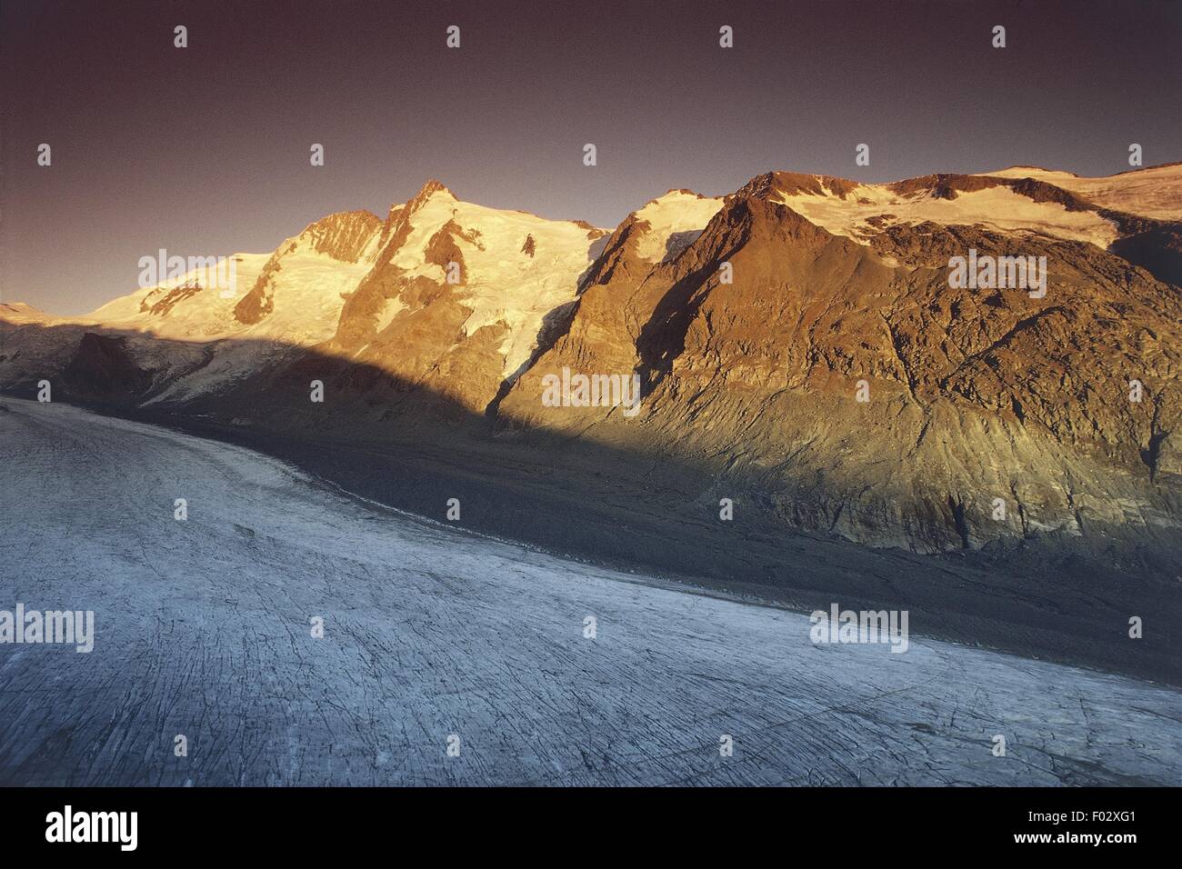 Austria - Mount Grossglockner and the Pasterze Glacier Stock Photo - Alamy