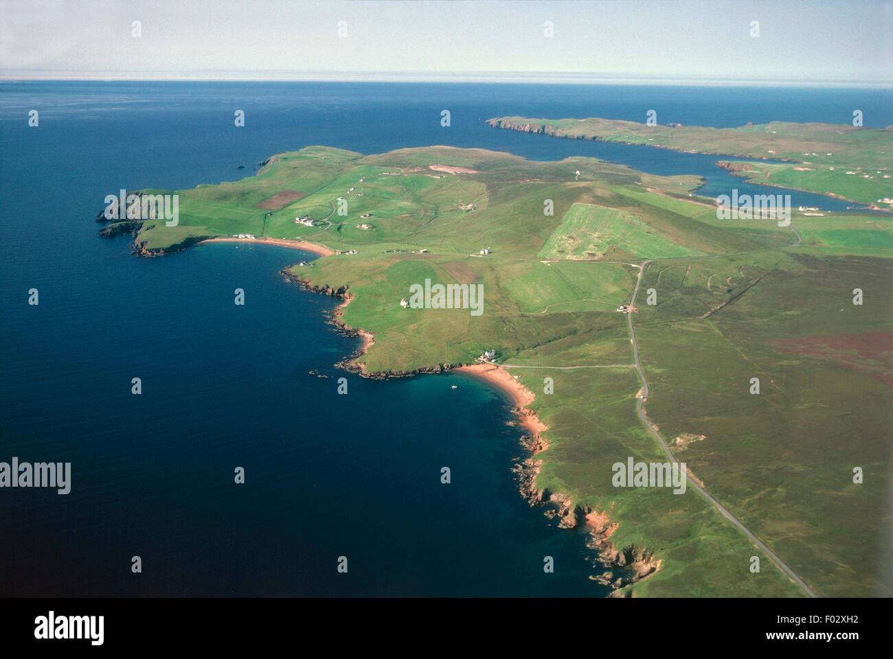 Foula aerial hi-res stock photography and images - Alamy