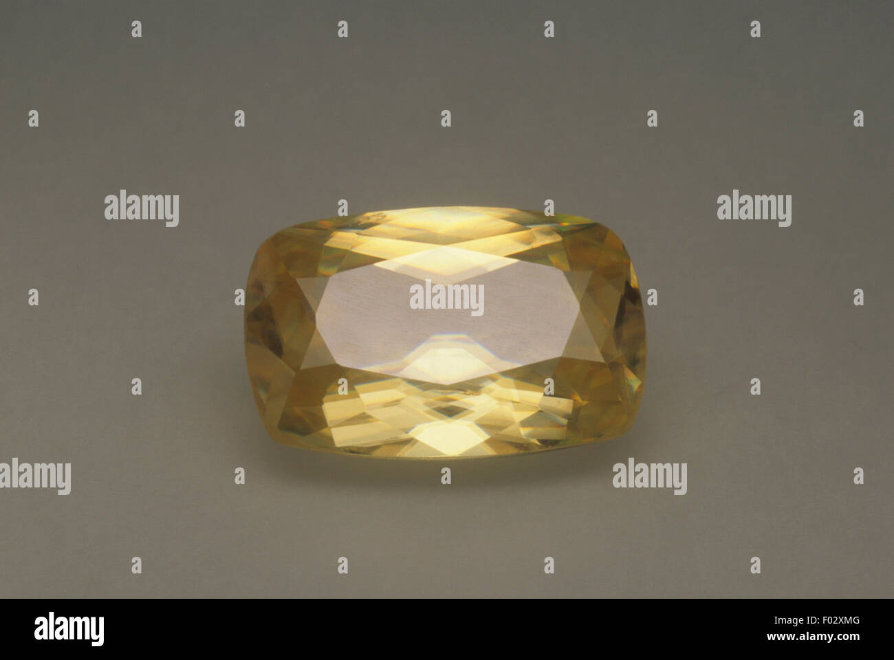 Gems - Brilliant-cut Hiddenite Stock Photo - Alamy