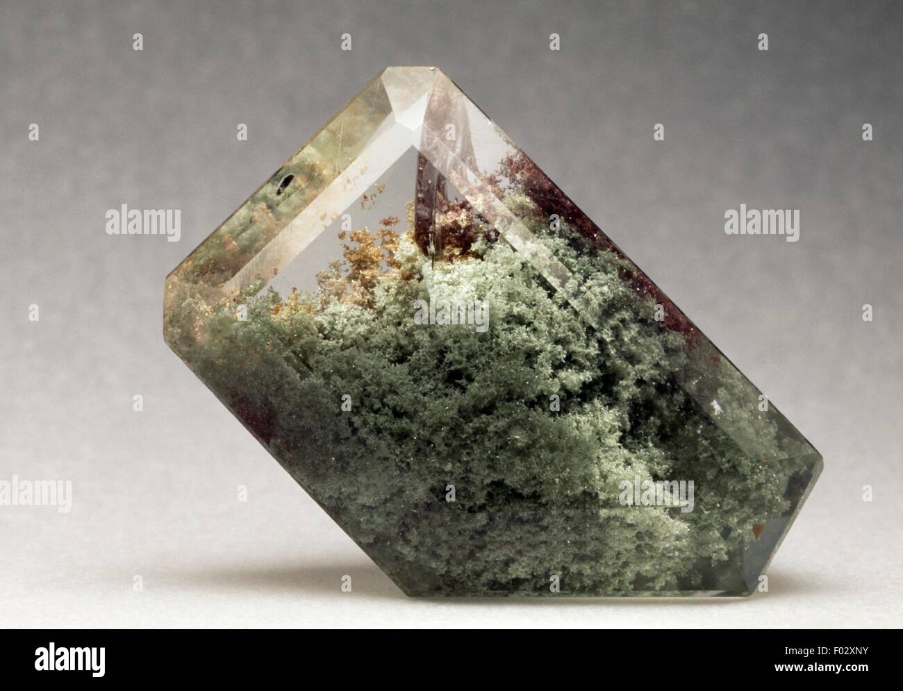 Quartz, oxide, with inclusions Stock Photo - Alamy