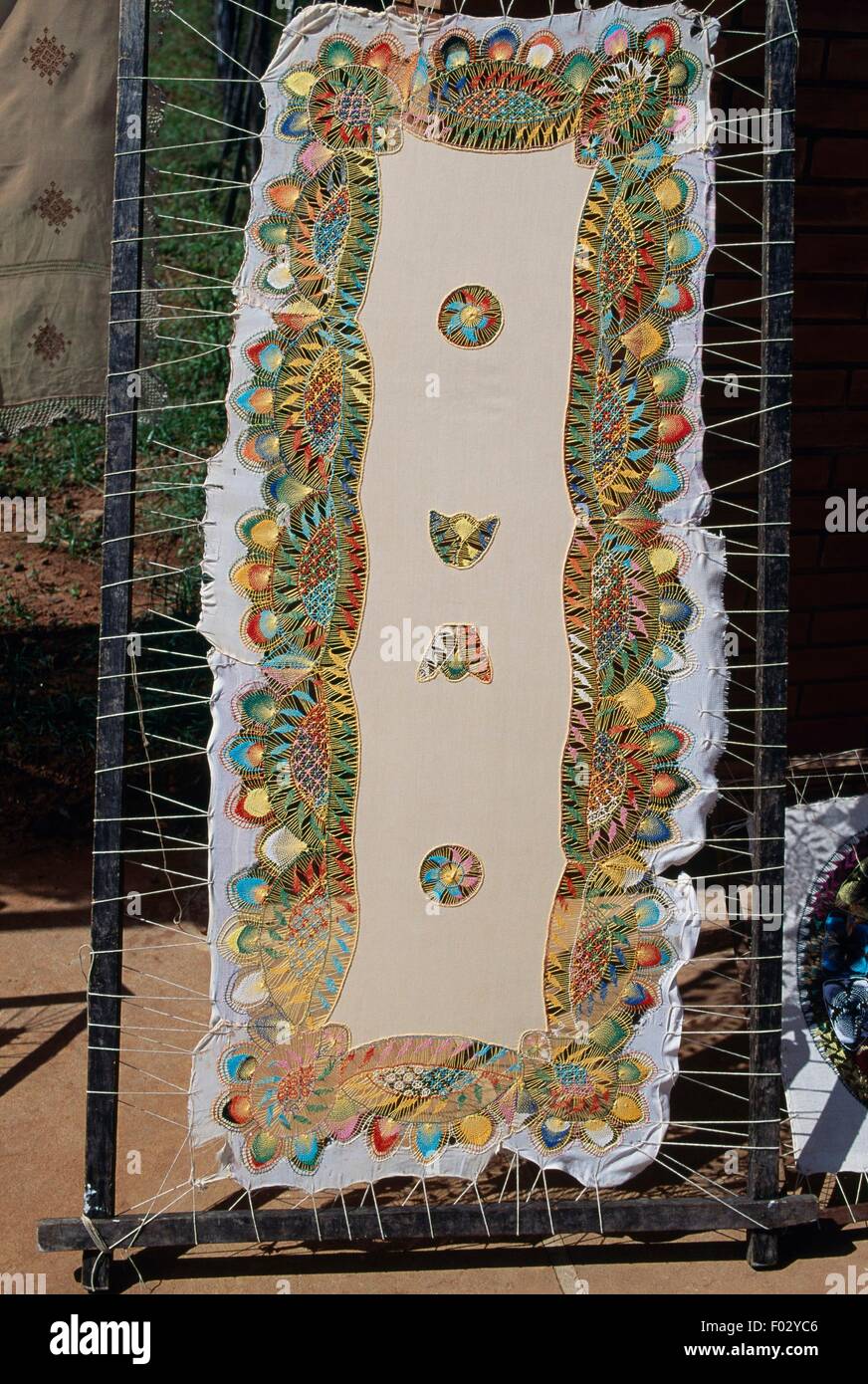 Handmade Nanduti lace, Itaugua, Paraguay Stock Photo - Alamy