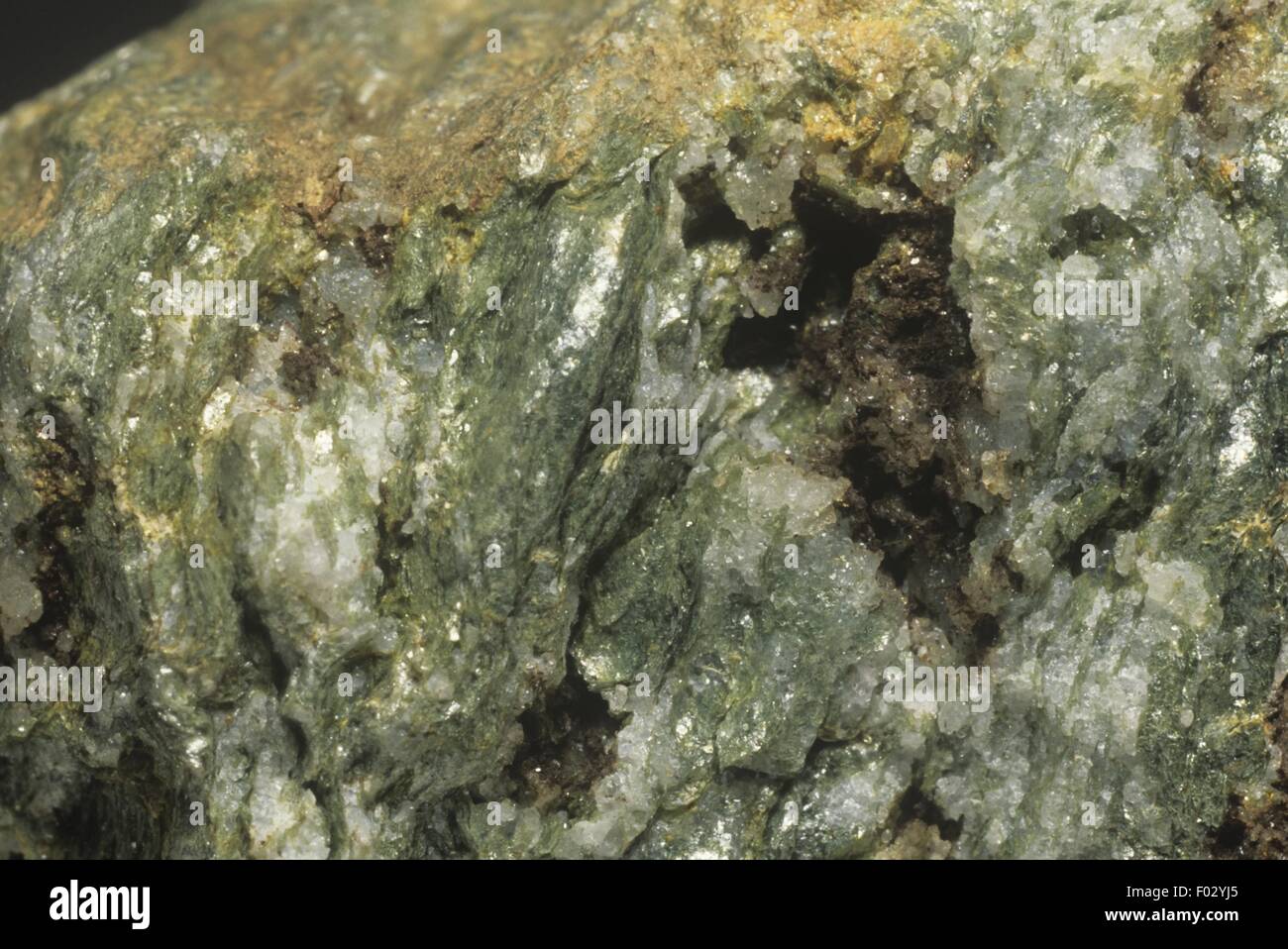 Minerals - Chloritoid, close-up Stock Photo - Alamy
