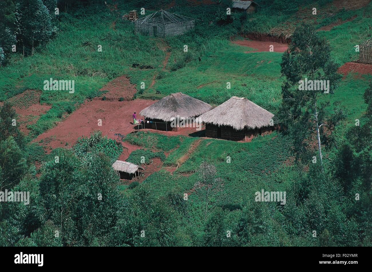 Village in Nord-Kivu, Democratic Republic of the Congo Stock Photo - Alamy