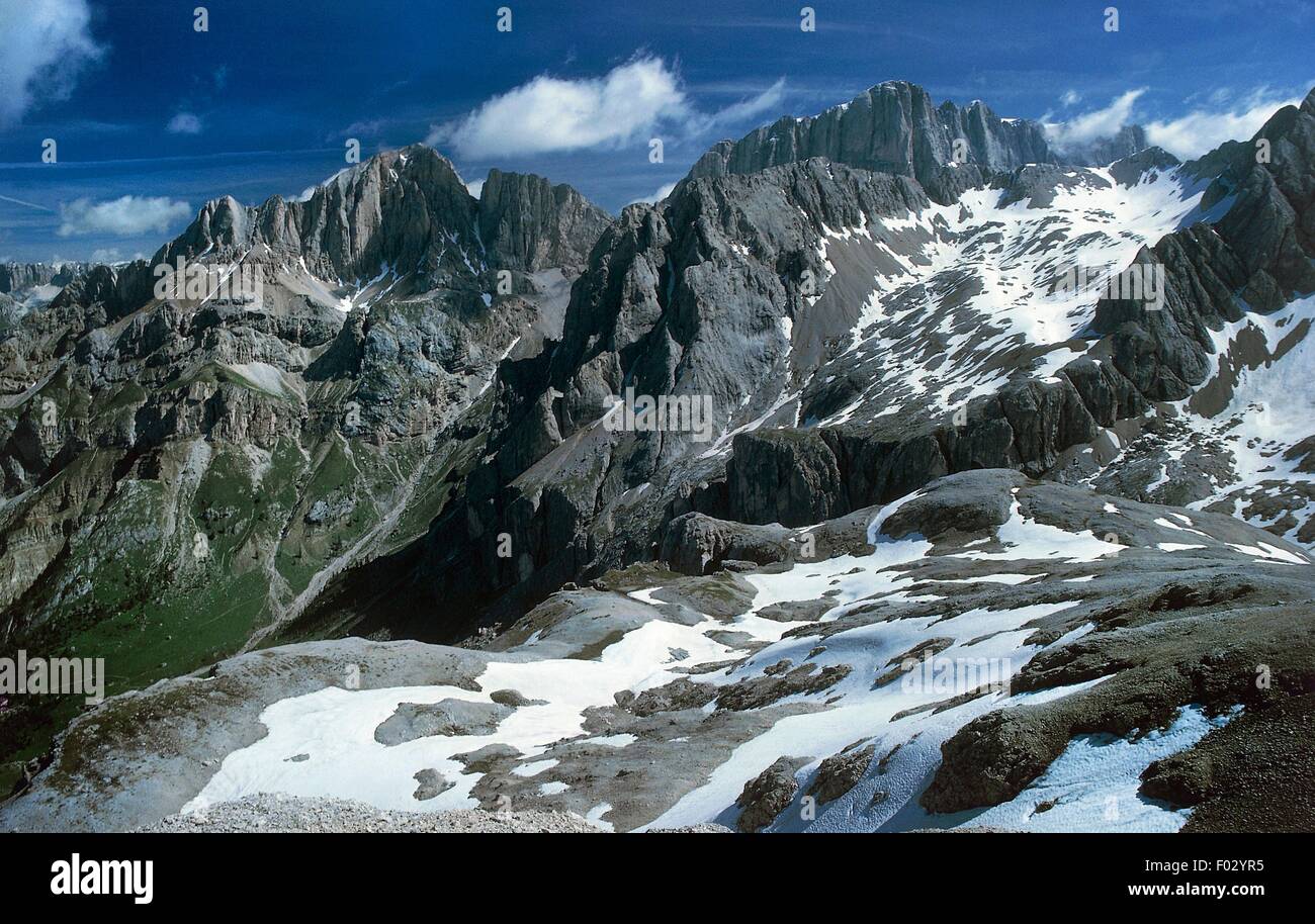 Gran Vernel (3205 metres), Marmolada Group, Dolomites (UNESCO World ...